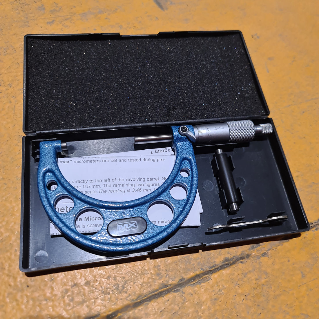 MICROMETER OUTSIDE 0-75mm – Clearance Tools