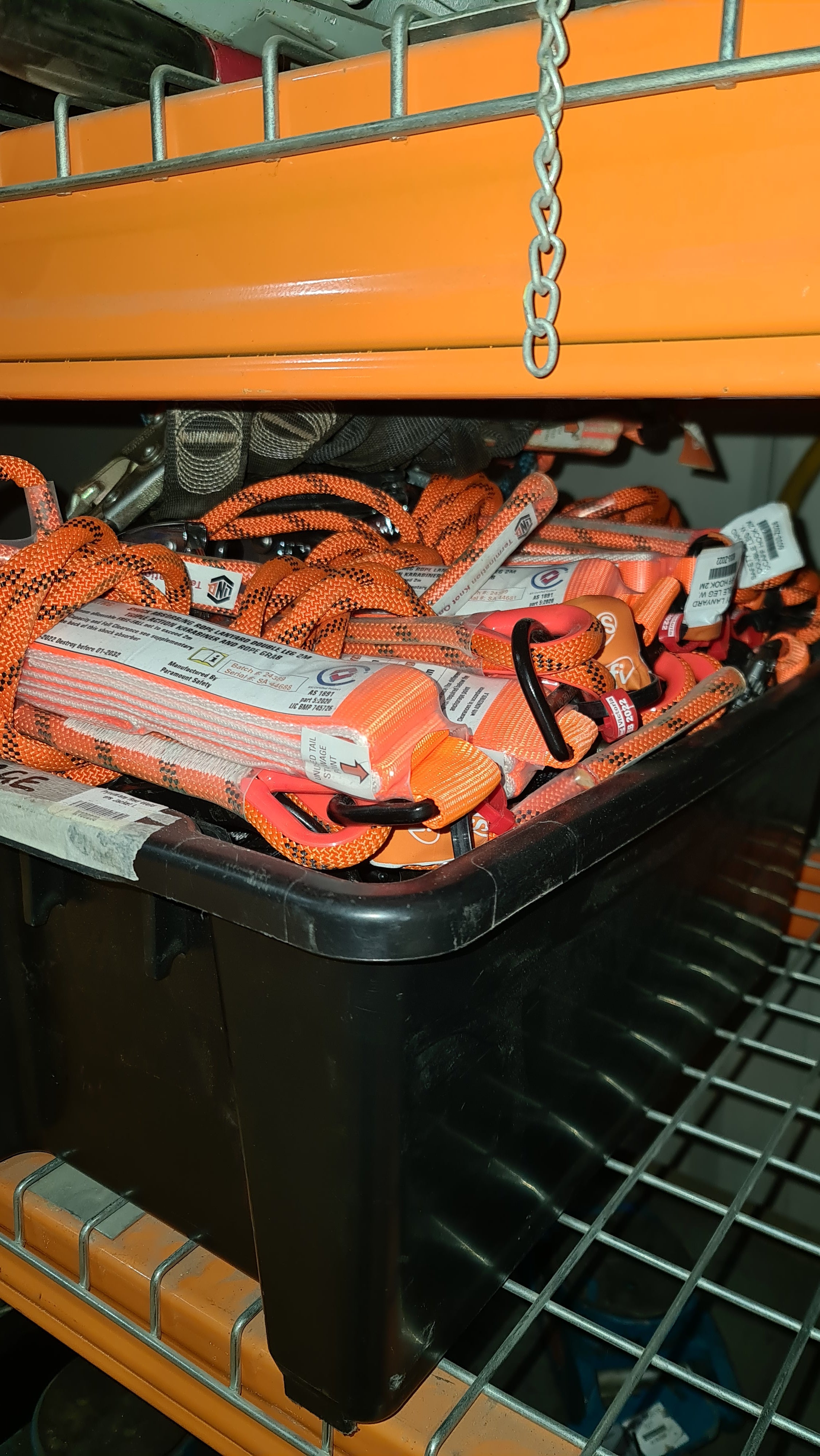 Safety Lanyard Double Leg W. Scaff Hook 2M – Clearance Tools